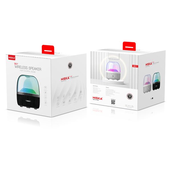 اسپیکر بلوتوثی قابل حمل هیسکا مدل B57 | هیسکا HISKA